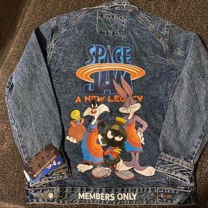 Members Only | Jackets & Coats | Space Jam Members Only Jean Jackets ...